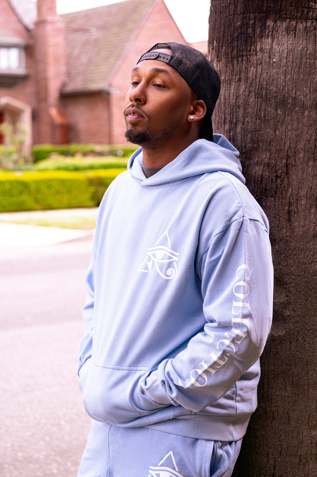 The Artist Collection Baby Blue Hoodie – Ayona Clemons